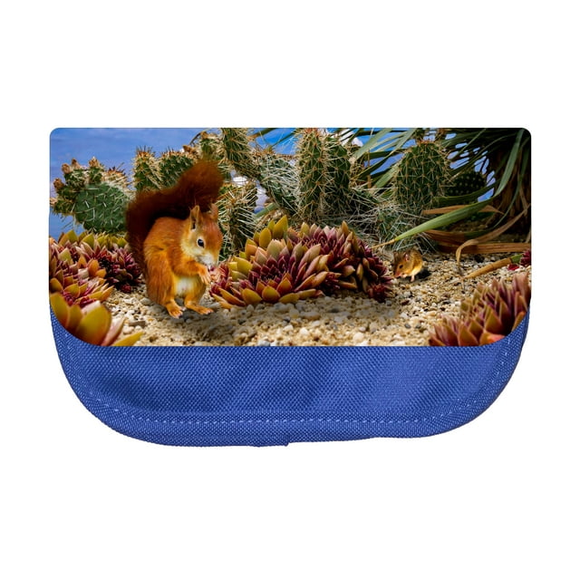 Pencil Bag Animal Squirrel Pencil Pouch 2 Pocket Pencil Case Organizer ...