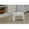 Rubbermaid Durable Plastic Sturdy 1-Step Stool, White - Walmart.com
