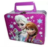 Disney Frozen Family Forever Metal Lunch Tin Box (Elsa, Anna & Olaf ...