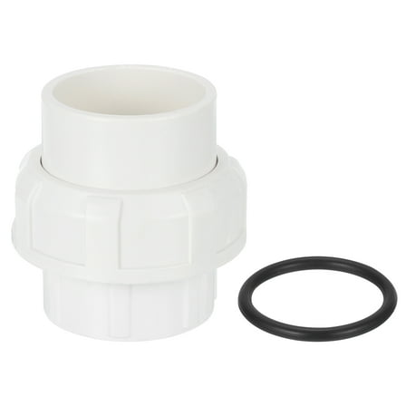 Union Pipe Fitting, 2Pcs 40mm(1-1/2") Slip Union Coupling Adapter with ...