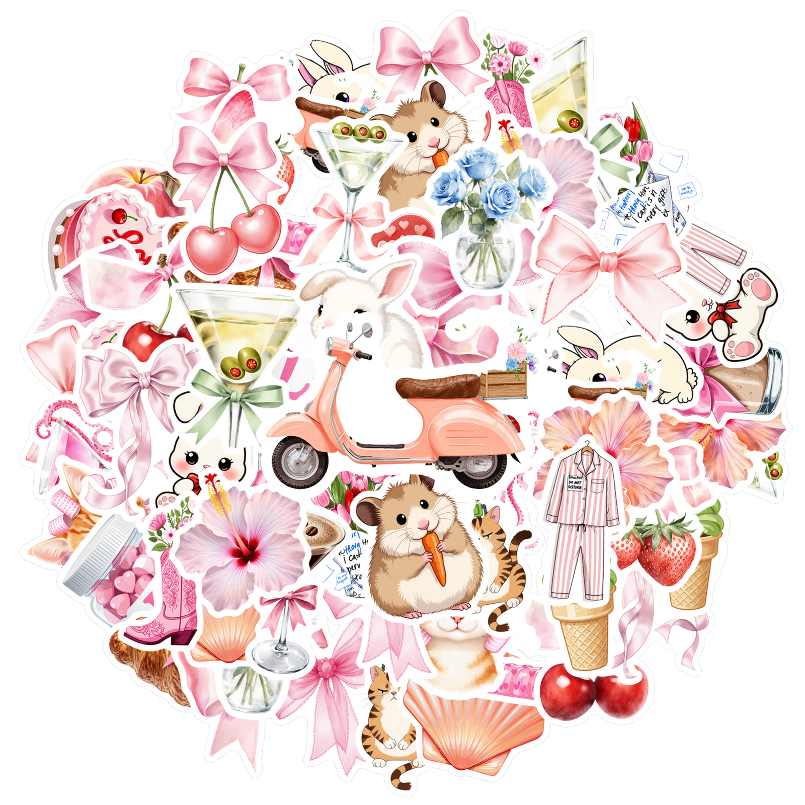 Click here for Yezdix 35pcs Cute Stickers Stationery Stickers Ani... prices