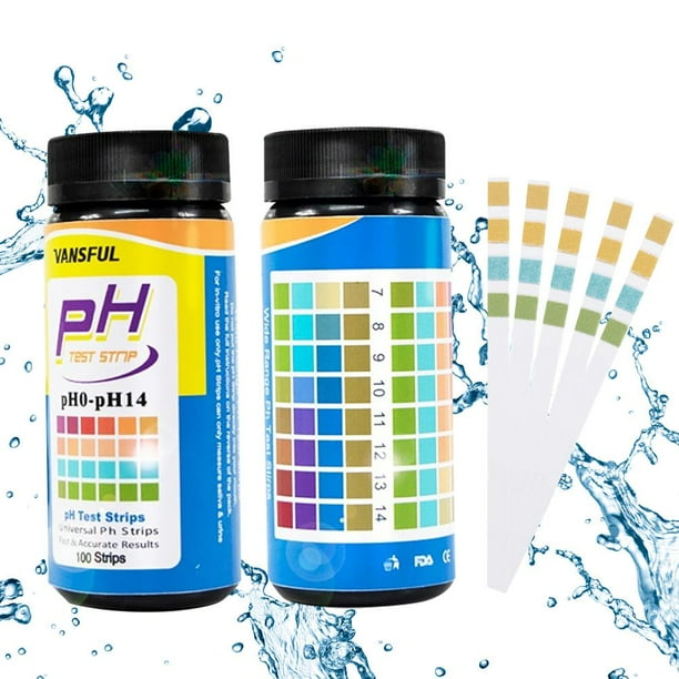 Water Test Strips 0-14 Test Strips Swimming Pool Test Paper Test Strips ...
