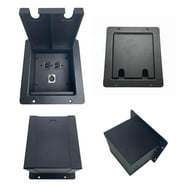 Hubbell Raco 6239BP Brass Plated Concealed Receptacle Floor Box Kit ...