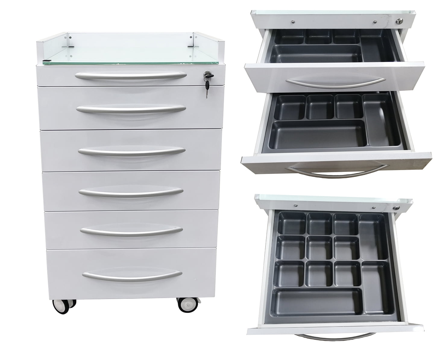 Techtongda Dental Special Storage Cabinet Dental Cabinet Mobile Cart ...