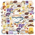 35pcs Cute Coffee Stickers Bakery Kids Stickers Adorable Stationery ...
