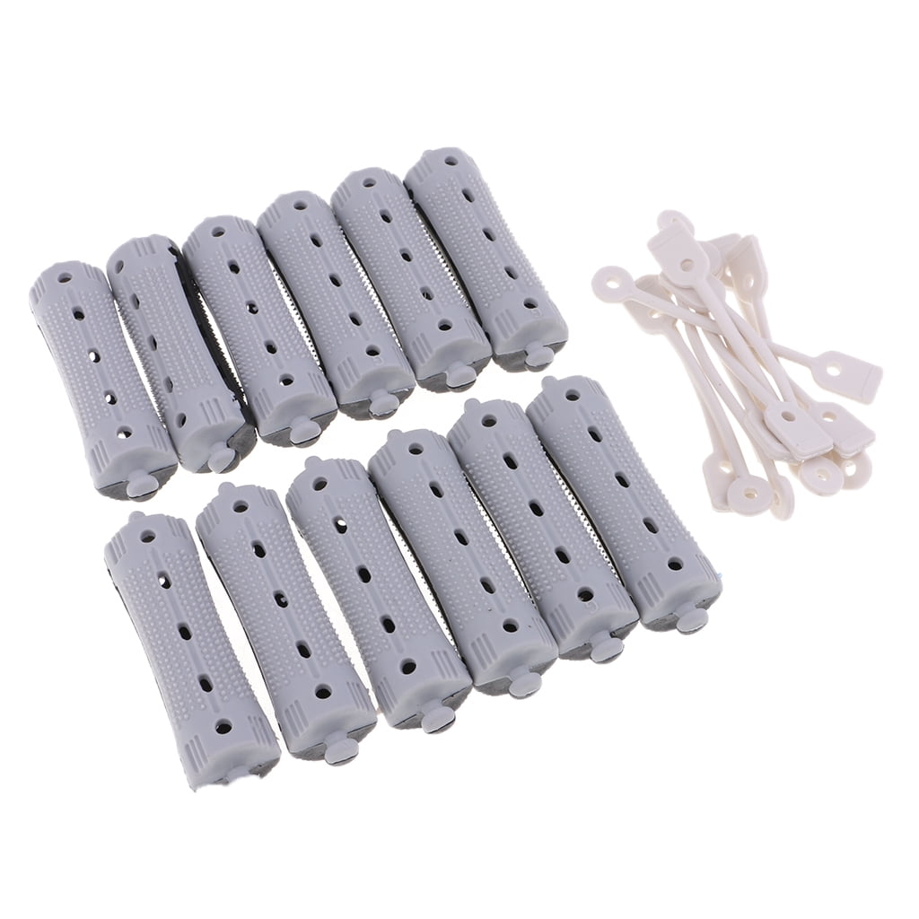 12 Pack Professional Perming Rods DIY Curling Waves Perm Curling ...