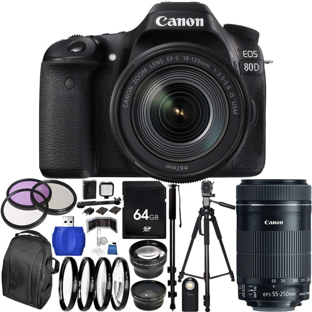 Canon EOS 80D appareil photo reflex num?rique avec EF-S 18-135 mm f / 3 ...