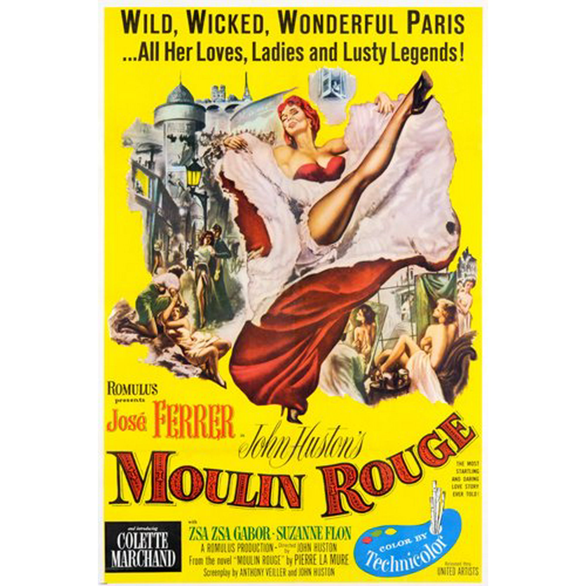 Moulin Rouge Vintage Poster