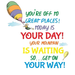Dr Seuss Quotes Youre Off To Great Places