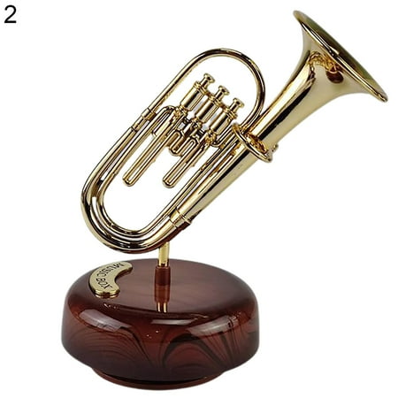 Hand Cranked Music Box Rotating Plastic Musical Instrument Model ...