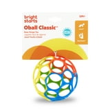 Oball Easy Grasp Classic Ball BPA-Free Infant Toy, Multicolor, Unisex ...