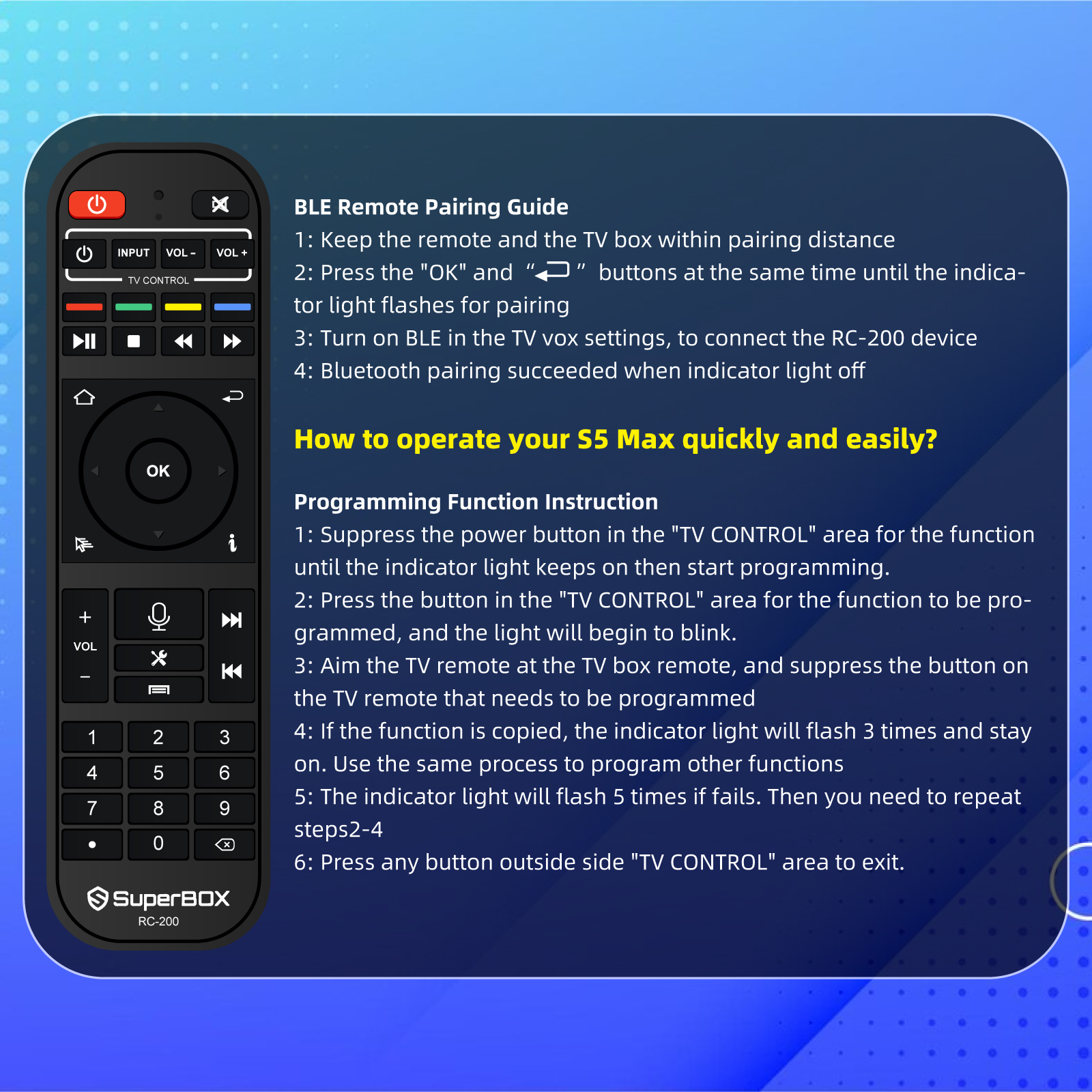 Remote With 4GB RAM SuperBox S5 Max 2025 With Voice Remote - Smart TV ...