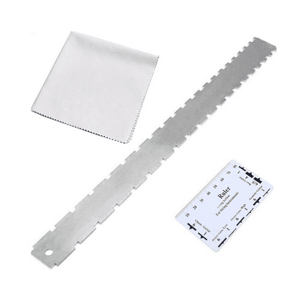 ckepdyeh Distance Ruler Set Guitar Measuring Ruler Metal Electric ...