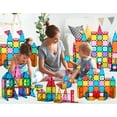 Jasonwell Magnetic Tiles for Kids 65PCS Educational STEM Building ...