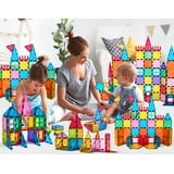 Jasonwell 65pcs Science Kit Builders Magnetic Tiles Learning Patterns ...