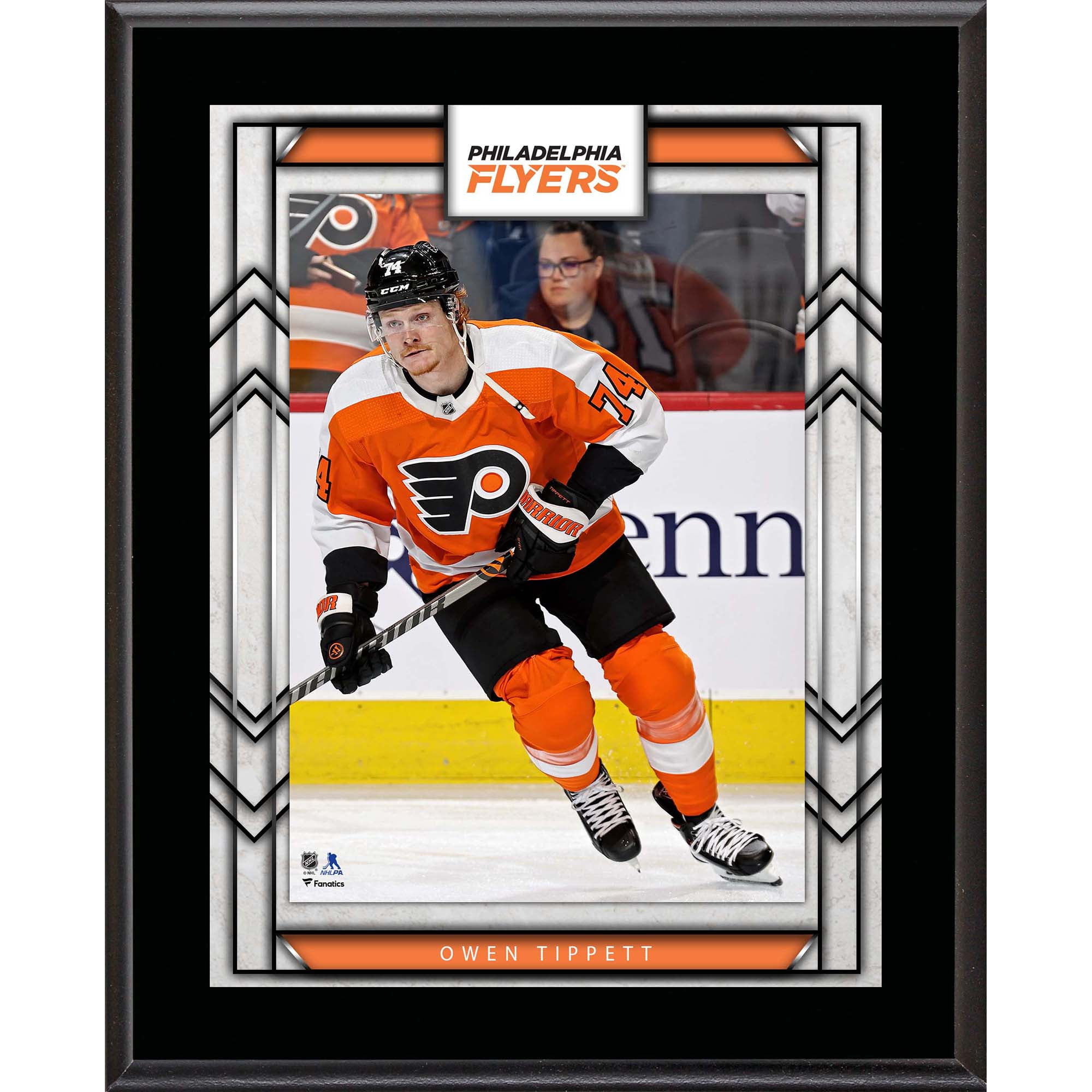 Owen Tippett Philadelphia Flyers 10.5" x 13" Sublimated Player Plaque ...