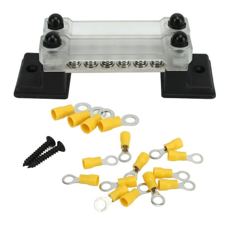 Power Distribution Terminal Block, Flame Retardant Dual Bus Bar ...