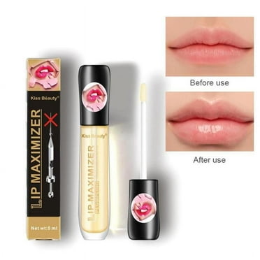 2Pcs Derol Lip Plumper Lip Gloss Lip Care Treatment Set, Day/Night ...