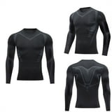 black tshirts shirts for men men compression shirts men long sleeve ...