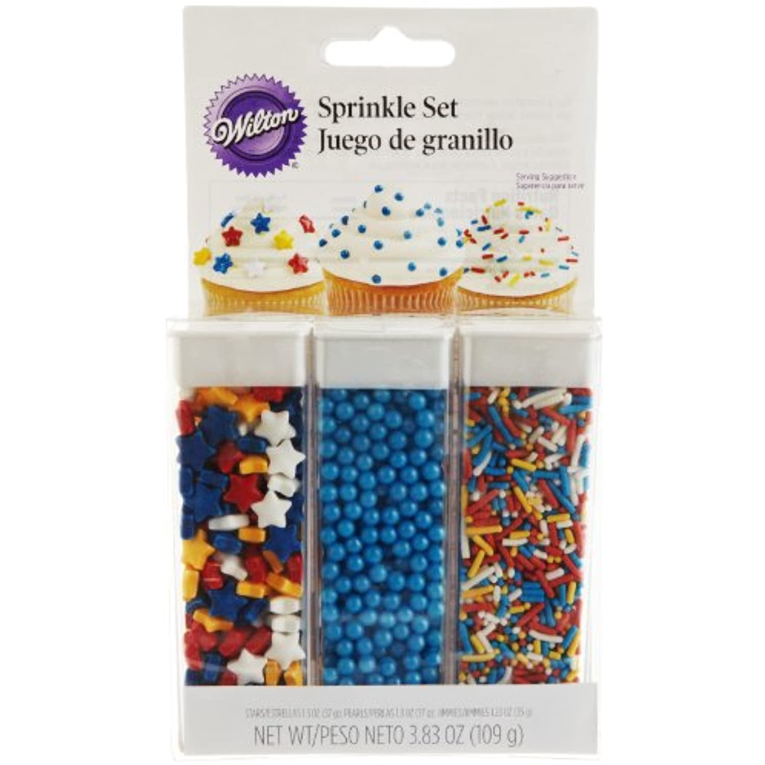 Wilton Primary Sprinkle Set, 3.83-Ounce - Walmart.com