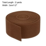 Uxcell Twill Elastic Band Double Side 1 Roll Flat Elastic Ribbon Cord ...