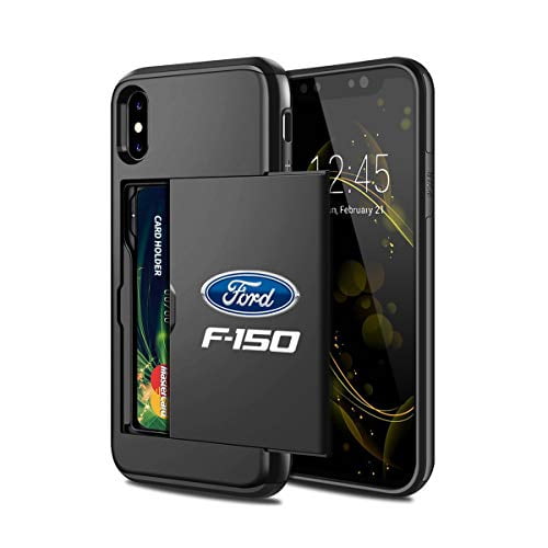 Ford F-150 iPhone X Black Shockproof with Credit Card Holder Cell Phone ...