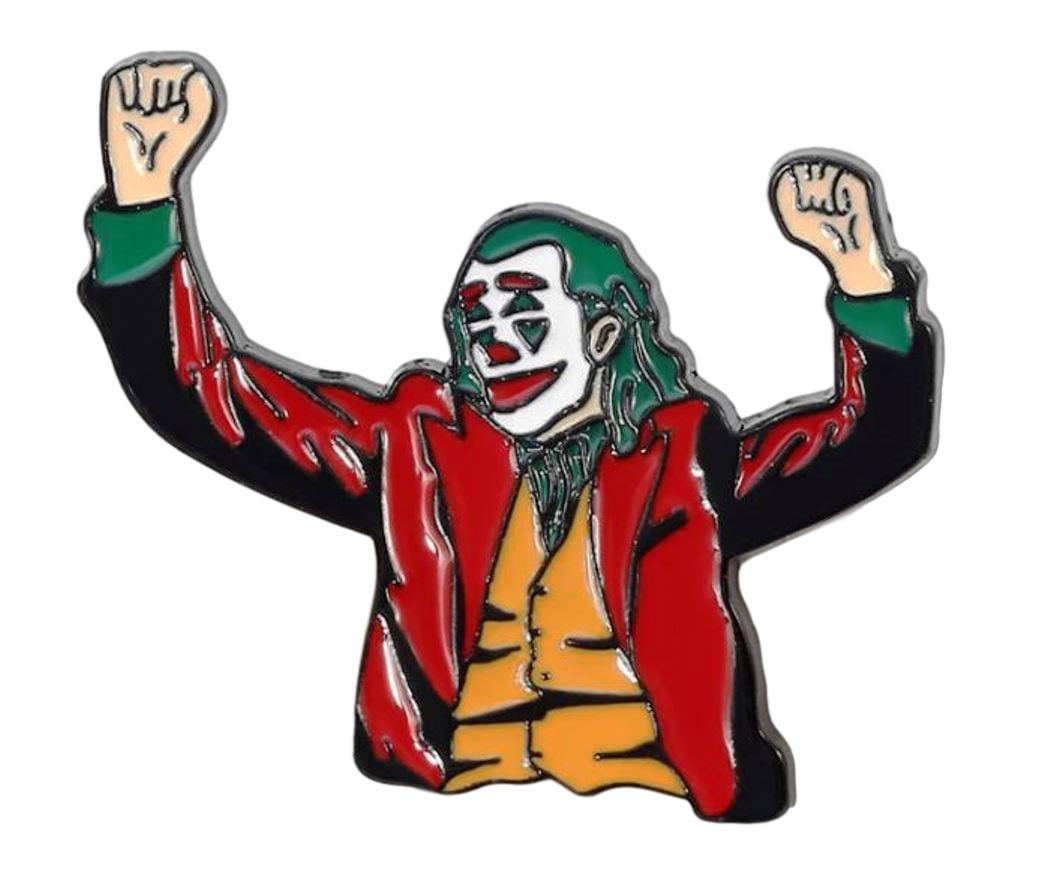 Joker With Raised Hands 1.5 Inches Tall Enamel Metal Pin - Walmart.com