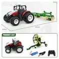 Fisca Remote Control Farm Tractors Toys for Kids with Windrower, RC ...