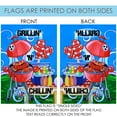 Toland Home Garden Grillin' n Chillin' BBQ summer Flag Double Sided 28x40 Inch - Walmart.com