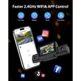 4 360 Dash Cam Front and Rear Inside & Left Right for , 1080P with GPS ...