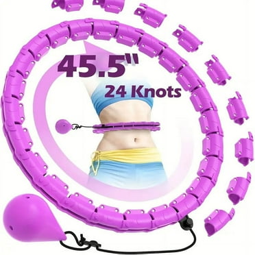 Teal Elite Single Pack Smart Weighted Hula Hoop for Adults, Adjustable ...