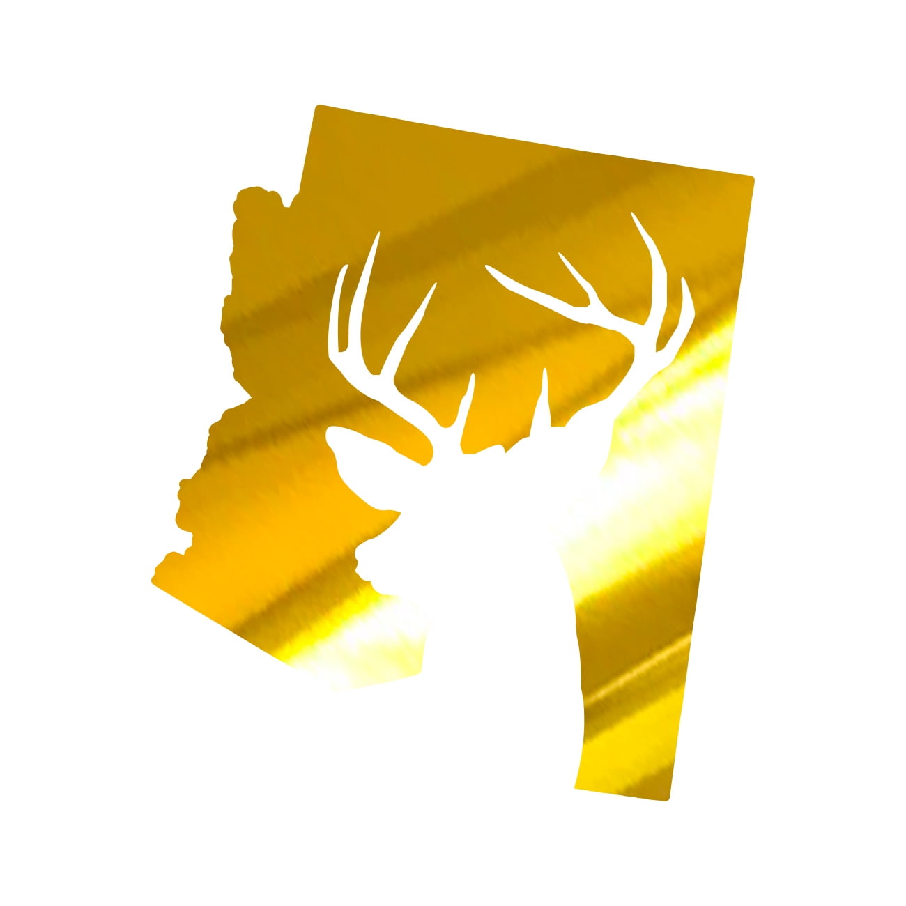 Arizona Deer State Sticker Decal Die Cut - Self Adhesive Vinyl ...