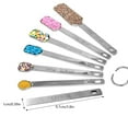Chef Measuring Spoons Set 7 Pieces Heavy Duty Stainless Steel Narrow ...
