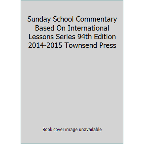 Sunday School Commentary Townsend Press