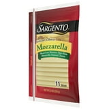 Sargento® Sliced Mozzarella Natural Cheese, 11 Slices - Walmart.com