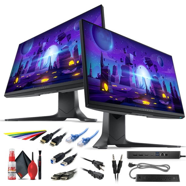 2 x Alienware AW2521HF 24.5" 16:9 240 Hz IPS Gaming Monitor (AW2521HF ...