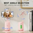 PINHEN Auto Face Tracking Tripod, 360° Rotation Auto Tracking Phone ...
