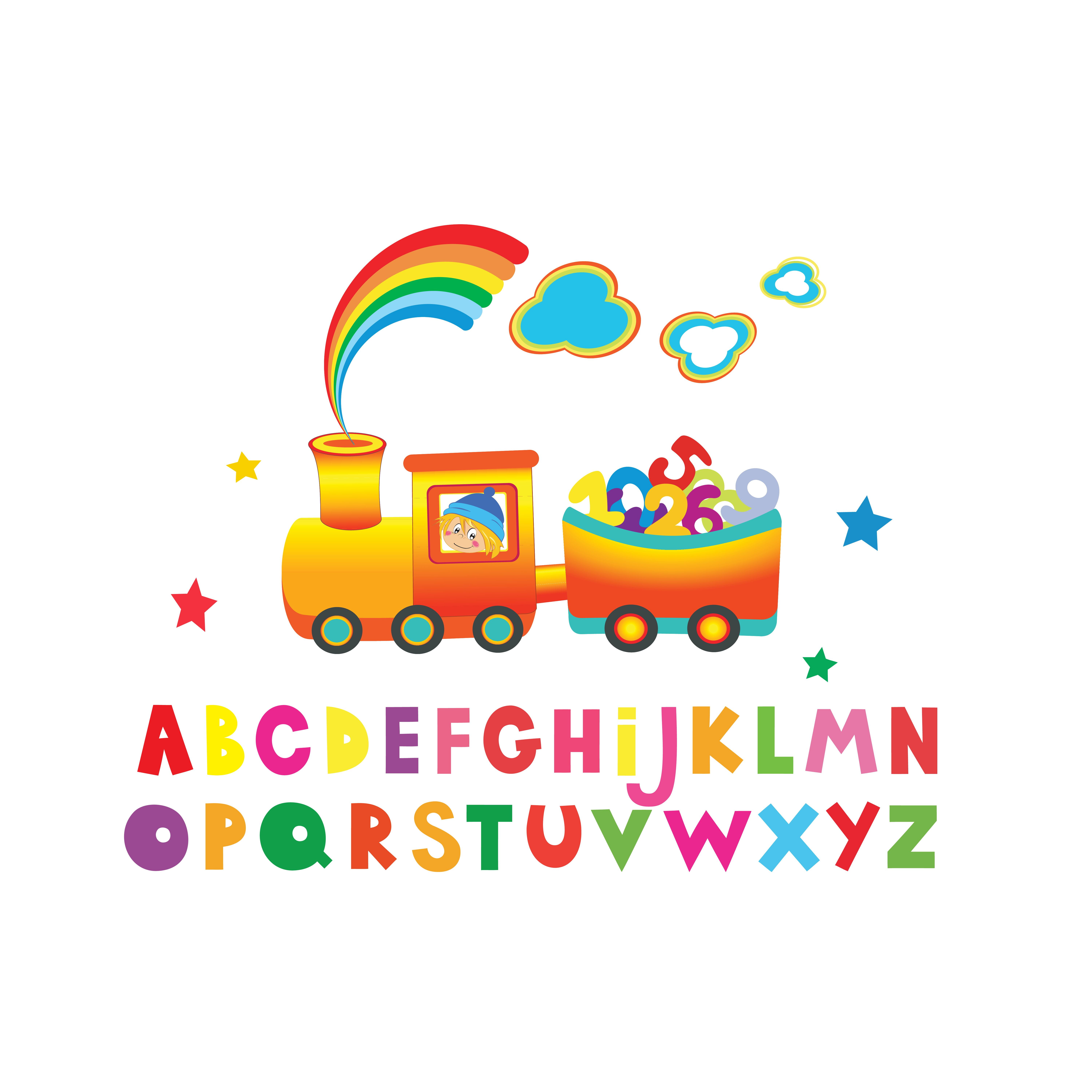 Alphabet Wall Decals - Educational Letters Wall Decals - Wall Decals ...