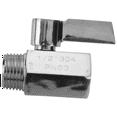 8x 304 Stainless Steel Mini Ball Valve 1 2 Inch Female X Male Npt