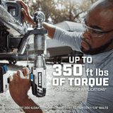 HART 20-Volt 1/2-inch Battery-Powered Impact Wrench (Battery Not ...