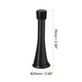 4Pack Spring Door Stopper, 3" Flexible Door Stop with Rubber Bumper ...