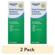 Equate Contact Lens Solution Cleaning & Disinfecting Lens Care System ...