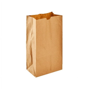 Stock Your Home 4 lb Kraft Brown Paper Lunch Bags (50 Count) – Bulk ...