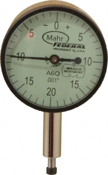 Mahr 0.1" Range, 0-20-0 Dial Reading, 0.001" Graduation Dial Drop ...