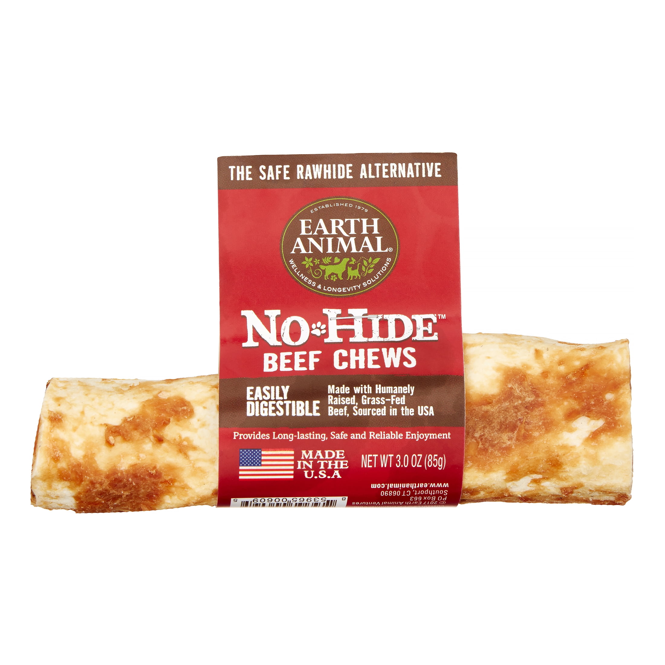 Earth Animal No-Hide 7" Beef Chew Dog Chew, 1 Ct - Walmart.com