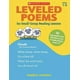 Leveled Poems for Small-Group Reading Lessons : 40 Reproducible Poems ...