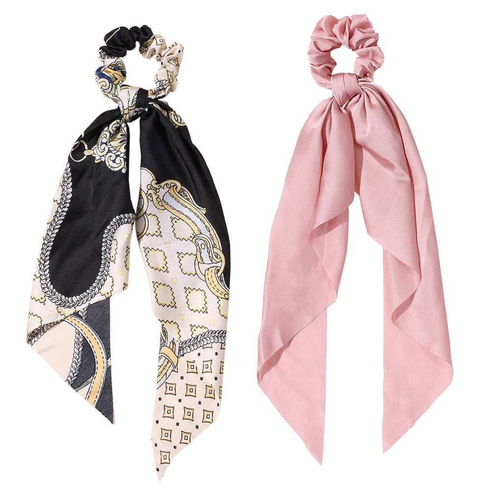 Click here for Hesignd Hair Scarf Scrunchies For Women Chiffon Fl... prices