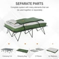 GVN Folding Camping Cot, Cots for Sleeping Camp Cots for Adults Kids ...