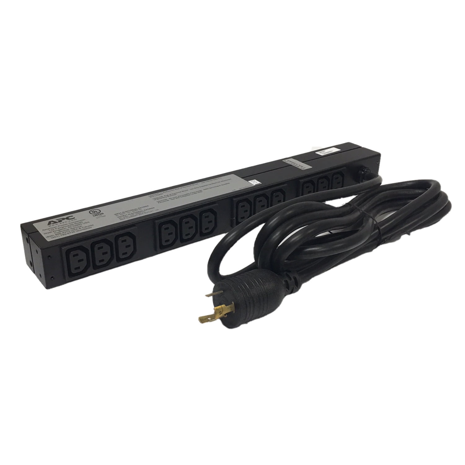 AP9566 Rackmount PDU Basic 1U 16A 208V, (12)C13 - Walmart.com