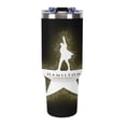 40oz Hamil-,ton Star Music0l Insulated Tumbler With Lid and Straws ...